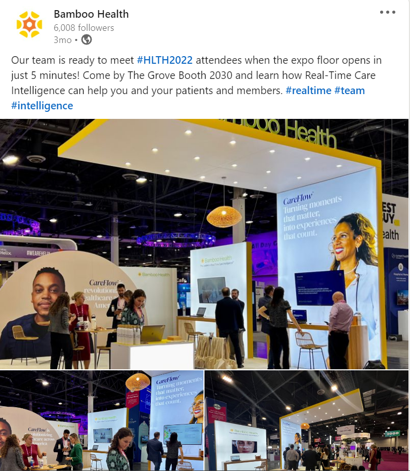 Bamboo Health HLTH Las Vegas - Pure Exhibits